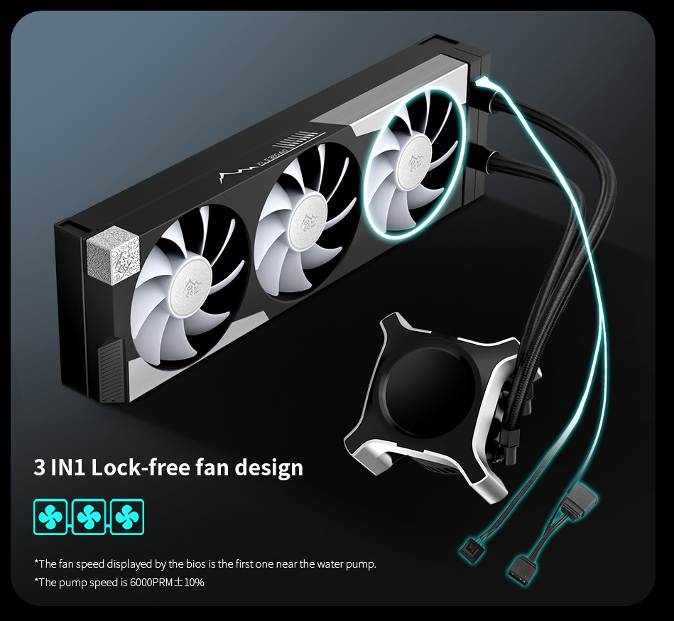 TẢn NhiỆt NƯỚc Segotep Kunlun Kl360 Ii Argb Black 